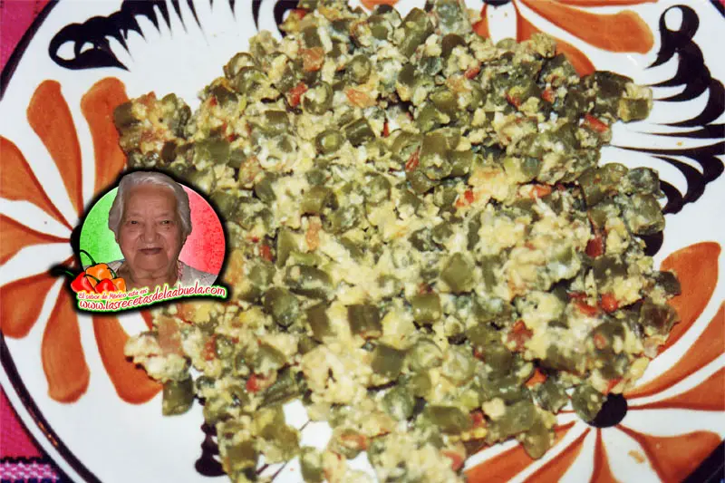 Ejotes con Huevo - Recetas de Cocina Mexicana de la Abuela